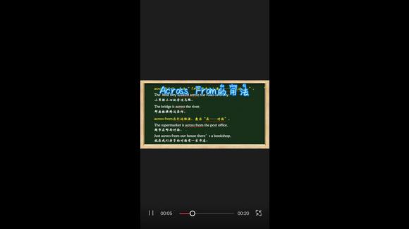 Across from的用法
