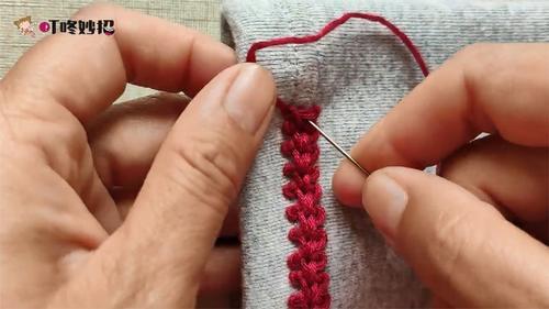 好漂亮的针法,装饰衣服瞬间清新素雅,缝到那里都好看,快来学