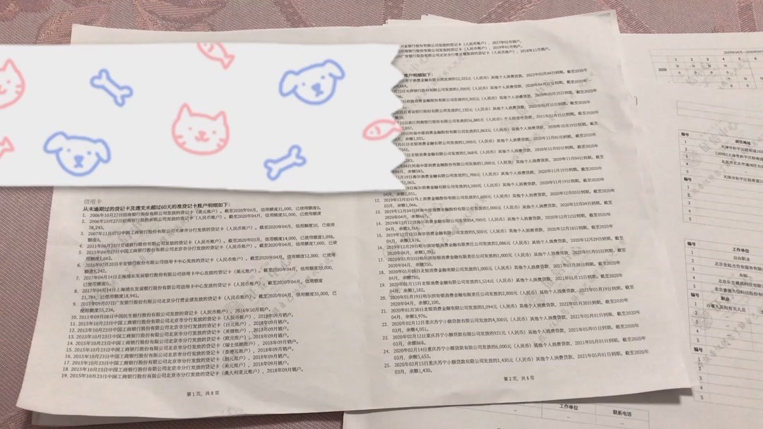 去银行打印了一份征信报告,给大家看看征信报告上都有啥