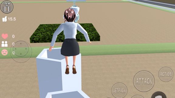 樱花校园模拟器跑酷