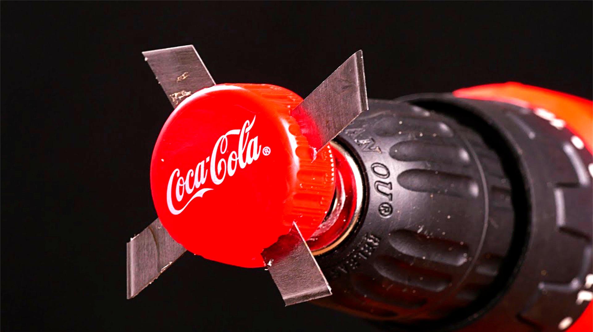 想不到手电钻还有这个用途,这脑洞太大了,一般人想不到