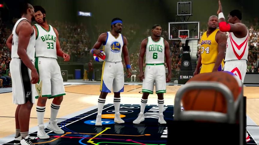 NBA 2K 单场狂砍100分大神张伯伦全明星三分大赛