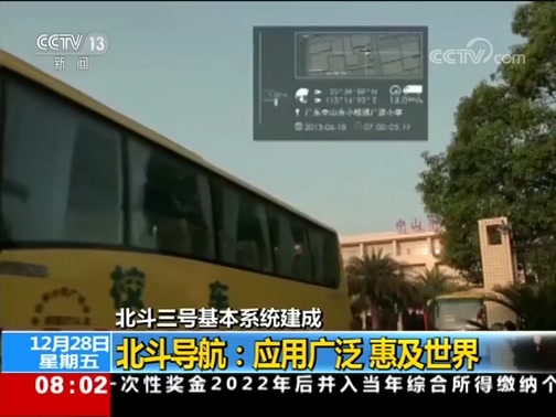 [朝闻天下]北斗三号基本系统建成 北斗导航:应用广泛 惠及世界