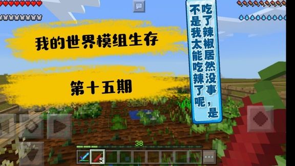 我的世界模组生存第15期:我吃了辣椒和大蒜,居然没事