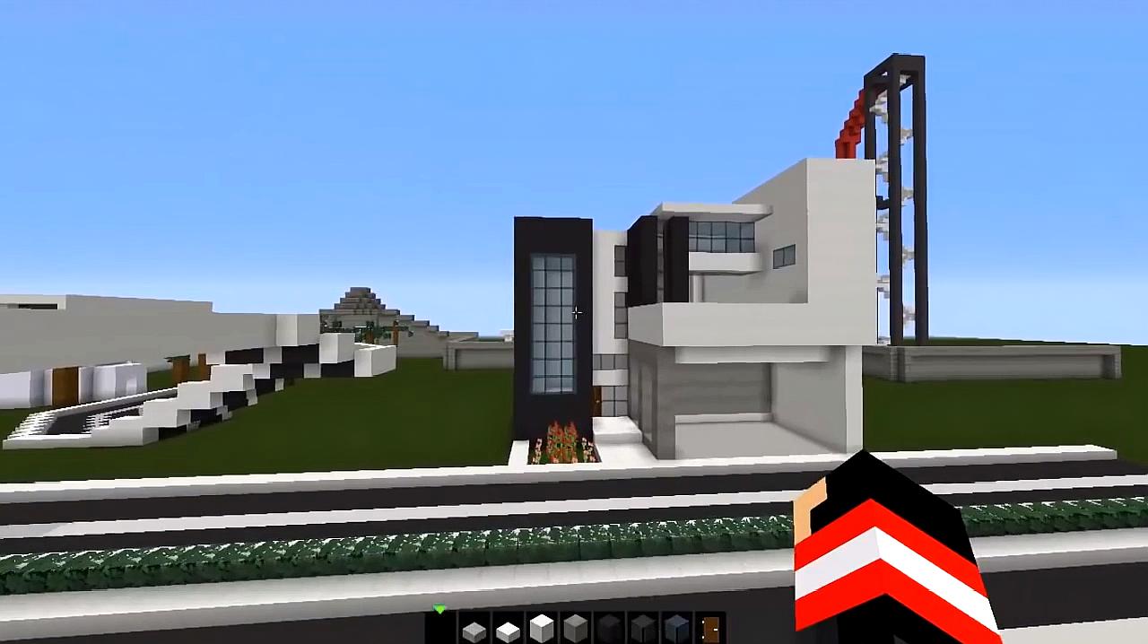 《我的世界》现代风格房屋建造教程，一步一步教你变大神