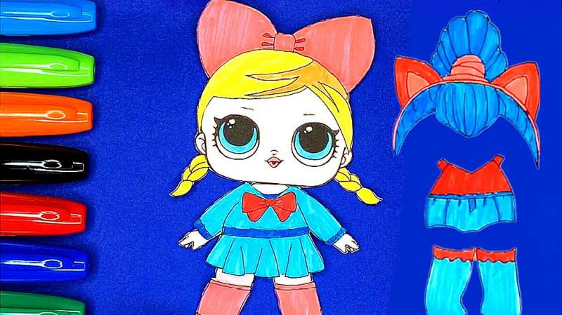 LOL惊喜娃娃手工剪纸:教你设计2款可爱造型,简单到用纸就能做