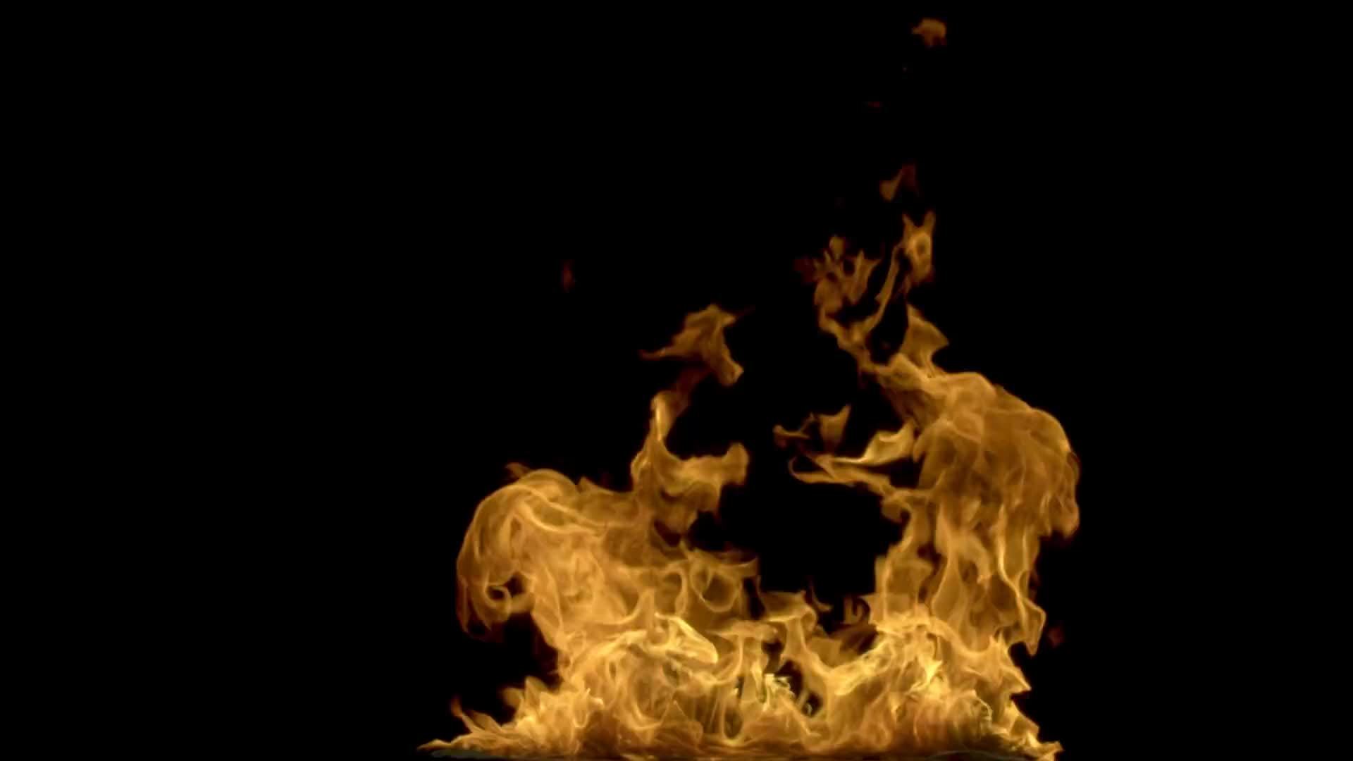 AE模板-火焰燃烧能量迸发火苗卡通动画特效