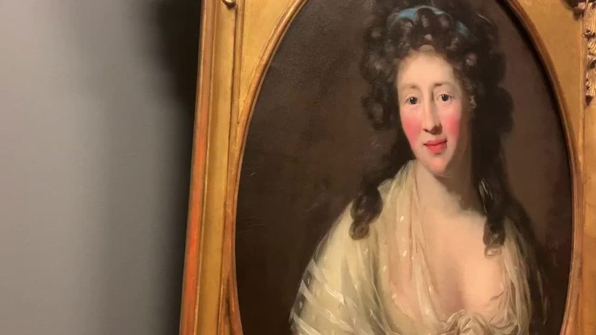 我在歌德博物馆揭蒙娜丽莎眼神的奥妙,其实是一种画法