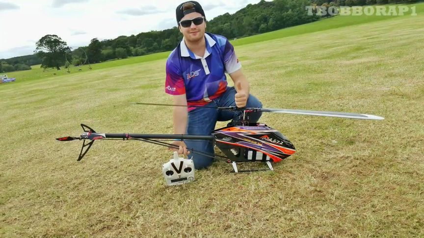 航空模型:超酷 3D EP 敏捷 7.2 直升机遥控模型