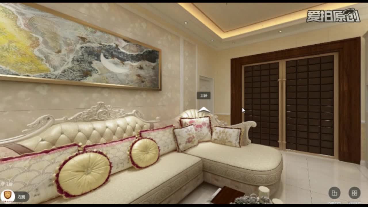 在感受到传统的欧式风格设计元素时,还能感受到超群的细心设计。