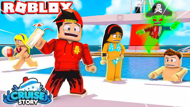 Roblox游轮故事模拟器!豪华游轮半夜遇到幽灵船?