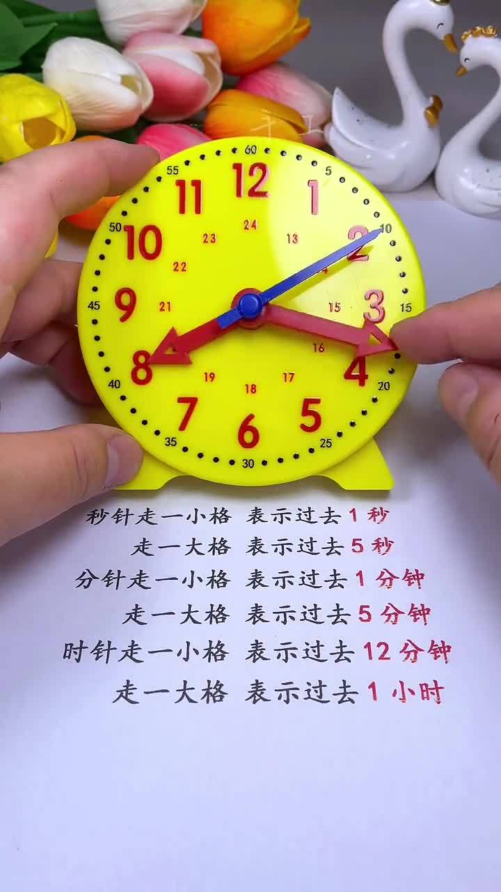 钟表模型拿在手,学习再也不用愁,孩子轻松,妈妈省心!