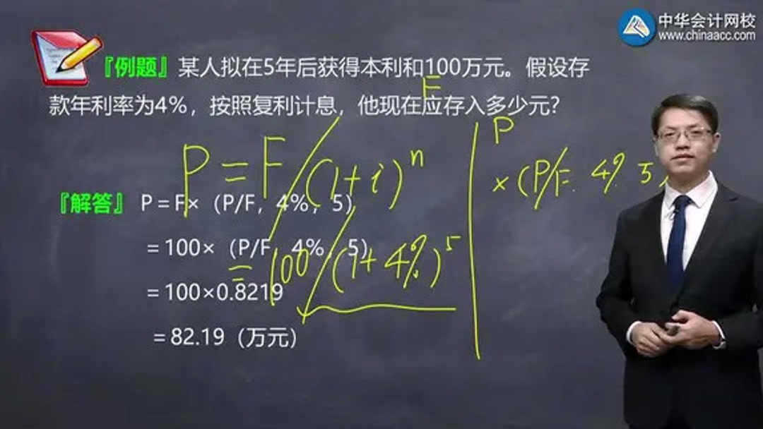 达江-复利现值和复利终值的总结