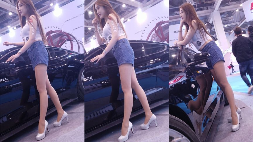 车展小姐姐|车展看懂车|车展模特现场拍摄