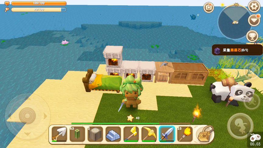 迷你世界冒险模式,出海旅游啦
