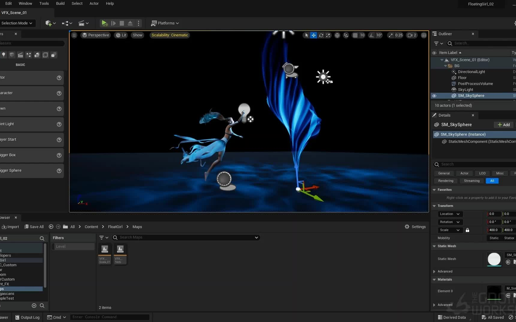 UE5游戏特效制作教程 VFX for Games Creating a Fantasy Scene