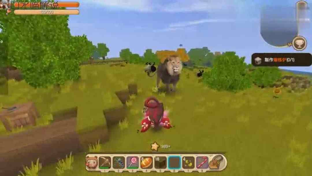 迷你世界用配方做一个商人单