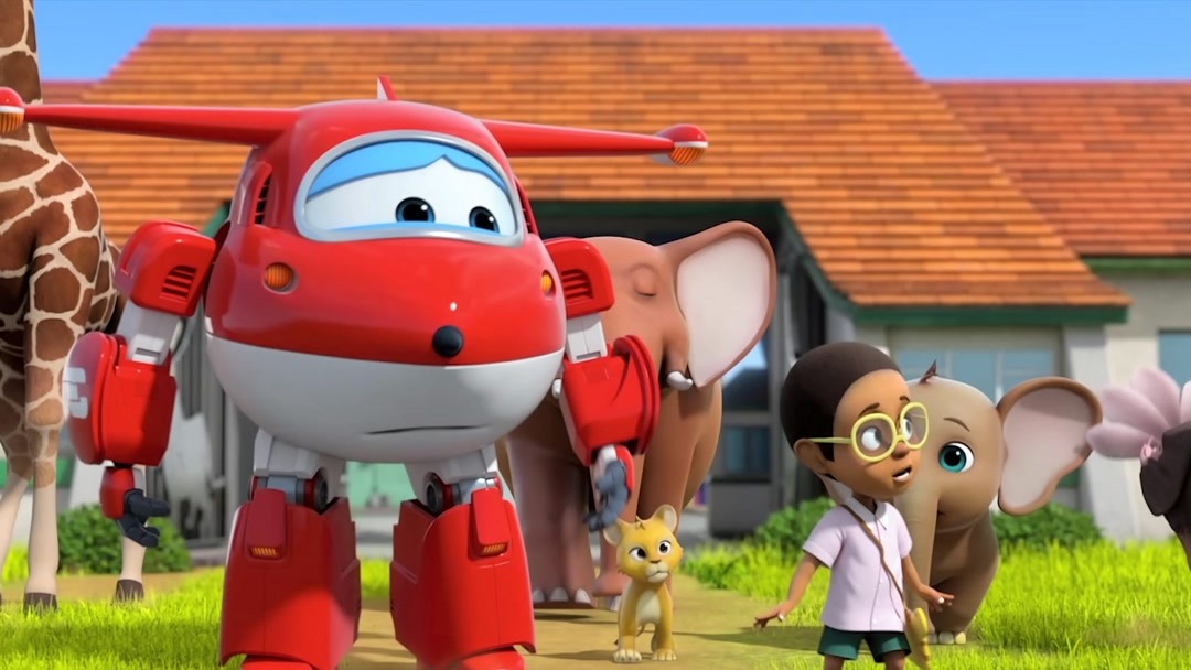 超级飞侠 第11季 狮子爸爸成功把金小子吓退