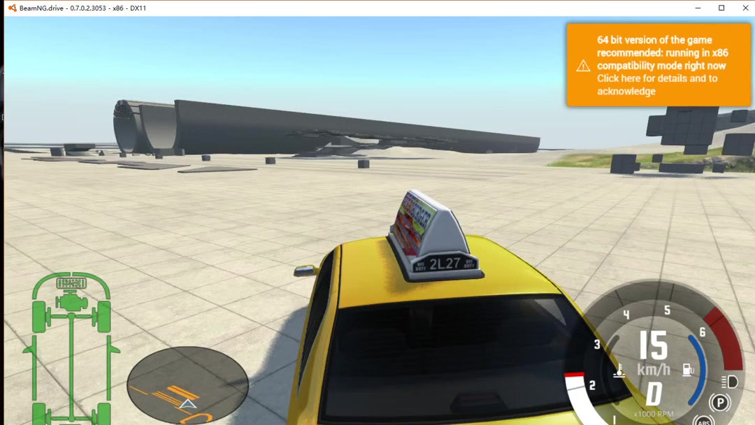 beamng车辆撞击测试