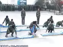 北京万通汽修学校军训汇演