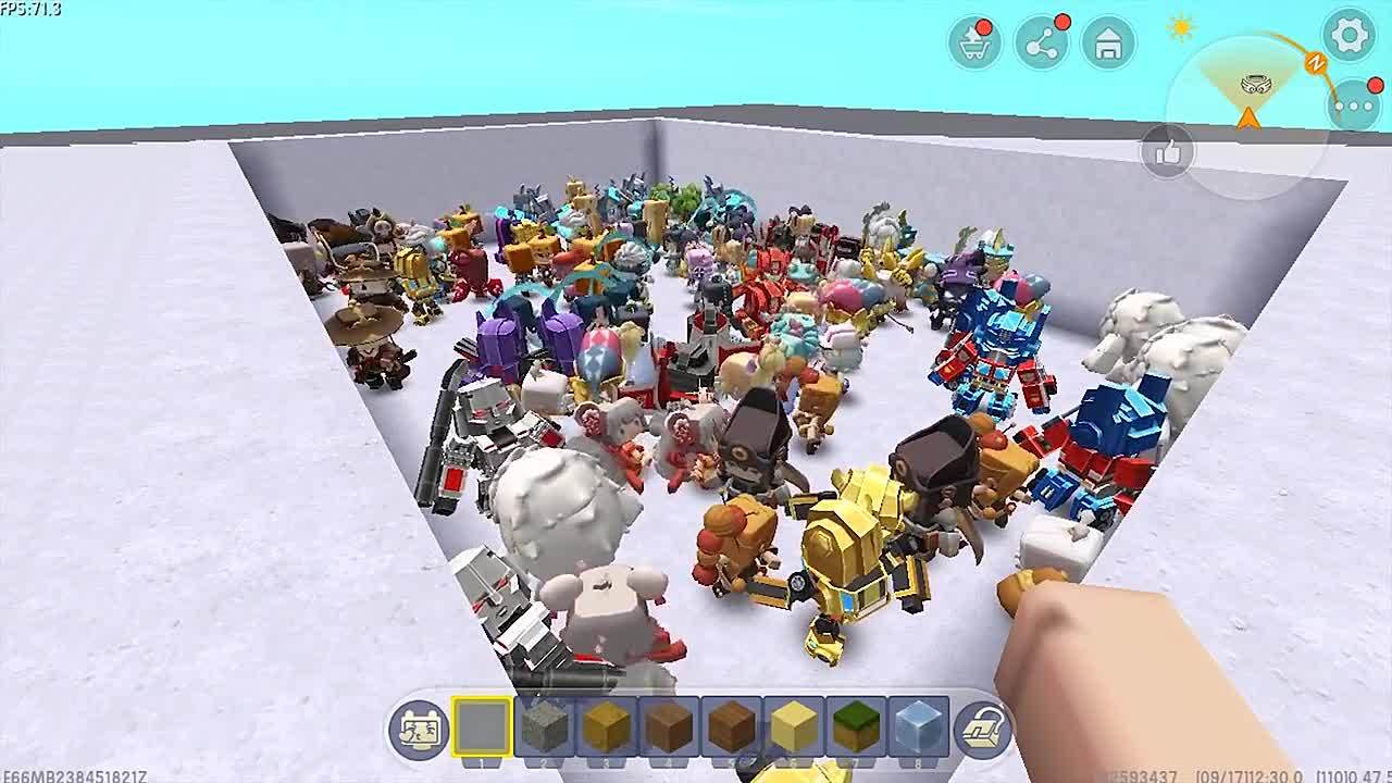 米格迷你世界:迷你全人物鉴赏,小伙伴快来找找有你们自己的人物吗?