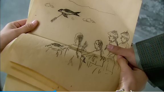 新还珠格格:小燕子给紫薇写信,全是一些画,只有紫微看得懂