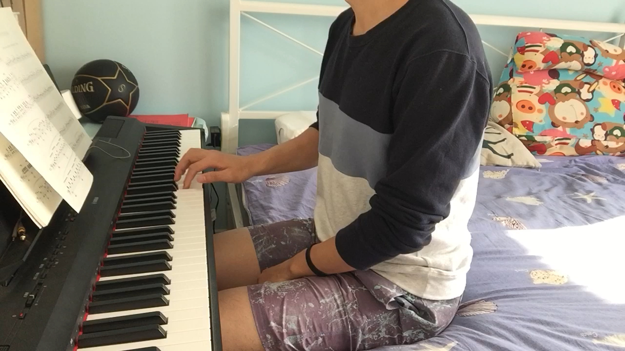 《拜厄-钢琴基础教程》 第十一页练习记录