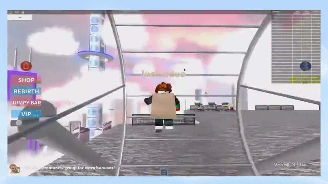 Roblox无限跳跃模拟器,化身超人跳上万米高空!咯咯多解说