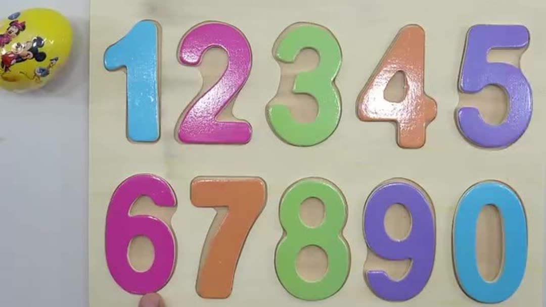 教儿童认识数字1-10