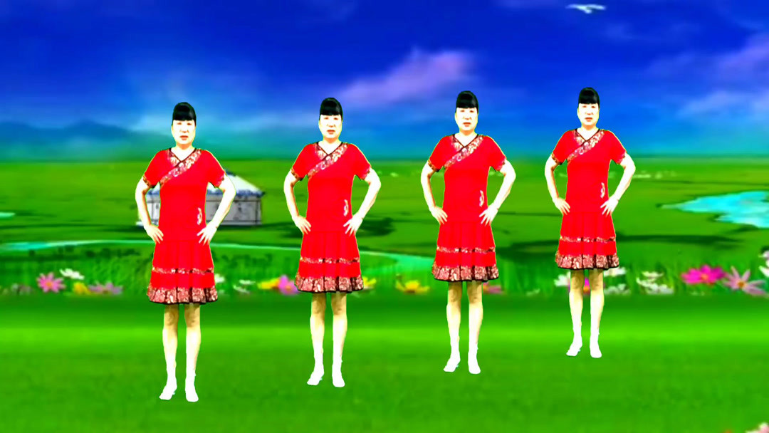 藏族舞蹈《格桑拉》欢快活沷简单原创附教学
