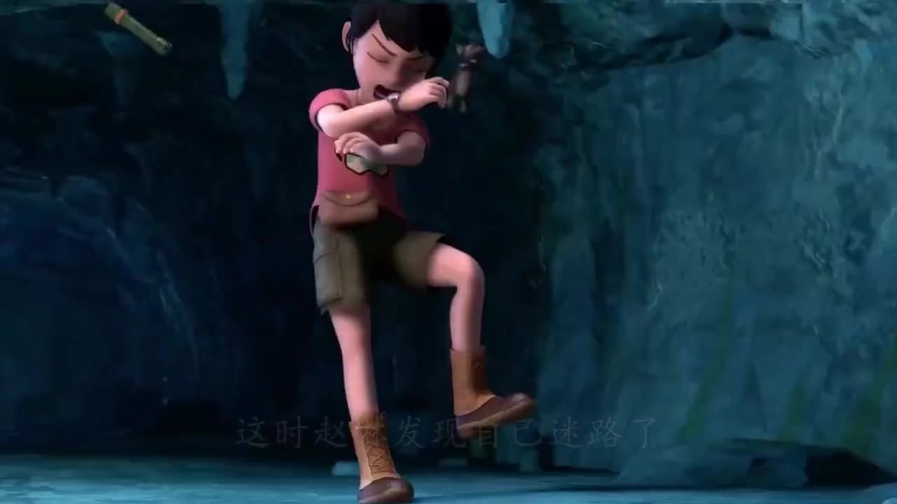熊出没之探险日记2:赵琳一个在地洞里面,好恐怖啊