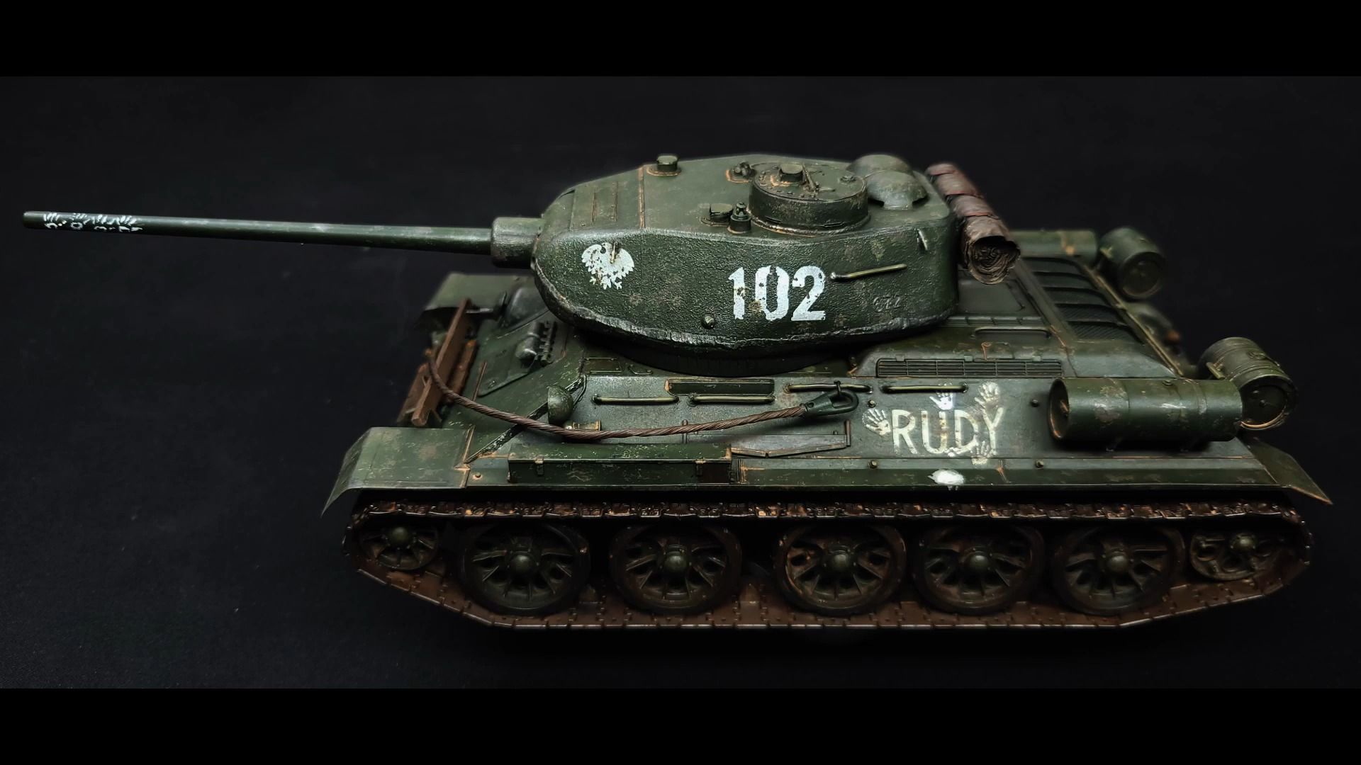 《Rudy 102》红星 1/35 二战苏联T-34/85中型坦克模型制作