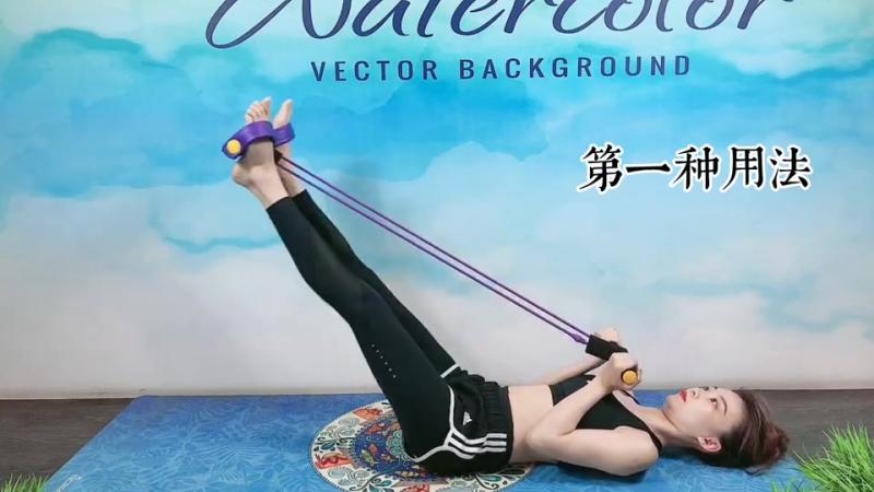 脚蹬拉力器使用方法一学就会