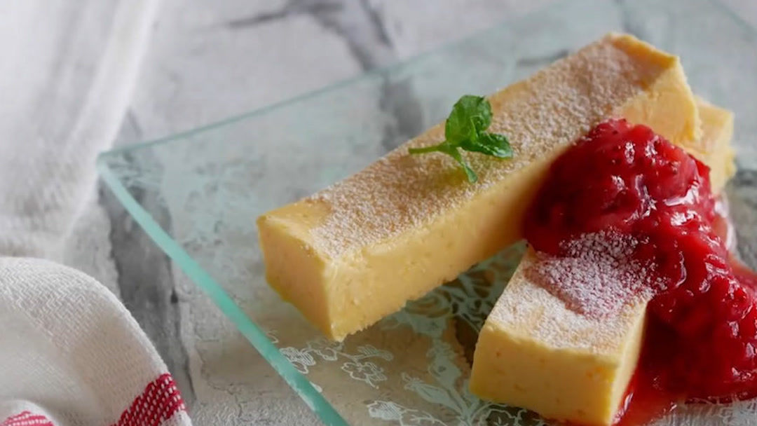 3分钟做简易美味的甜点,用微波炉做芝士蛋糕
