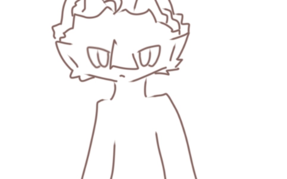 我好像五万年没画指绘了,今天画一下,退步了(未完成)