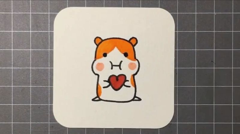 16秒画个松鼠,简单又可爱,你一定学得会
