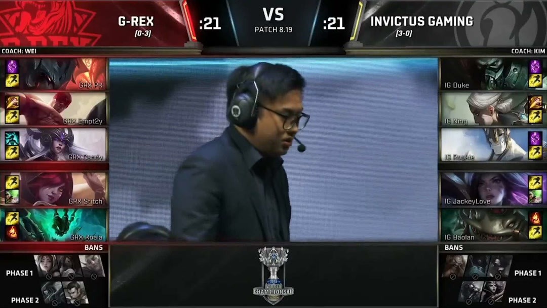 英雄联盟:S8全球总决赛,IG VS GRX