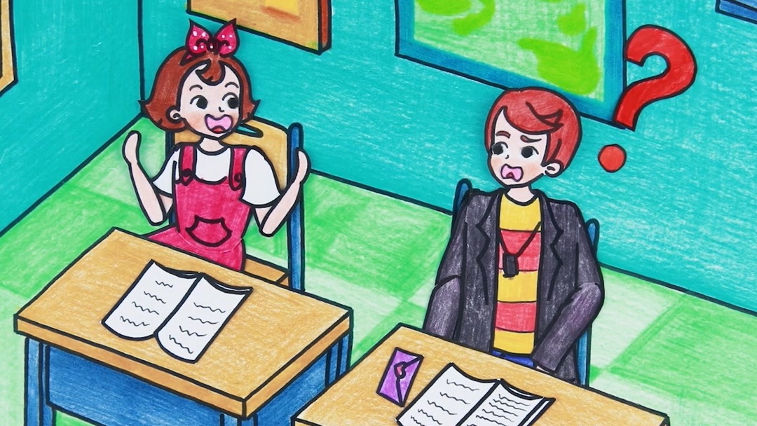 趣味定格动画:小美不同寻常的一天,这是怎么回事呢?