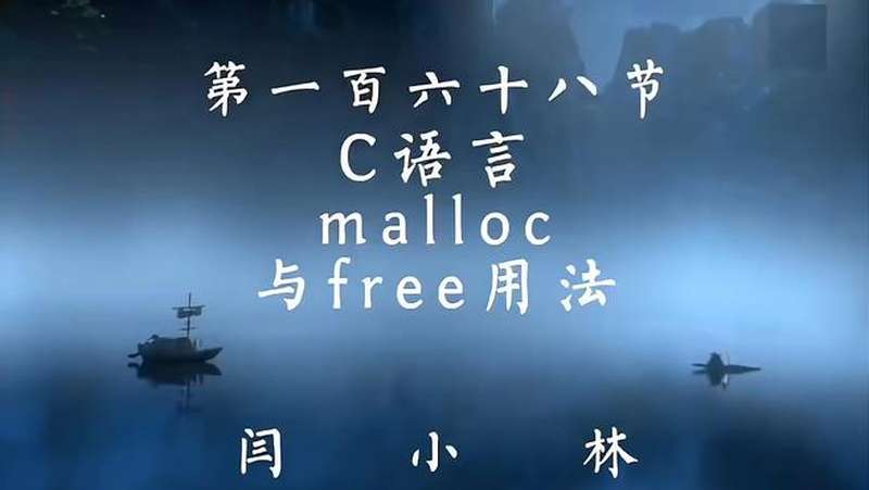第166集 | C语言malloc与free用法 #c语言 #程序员