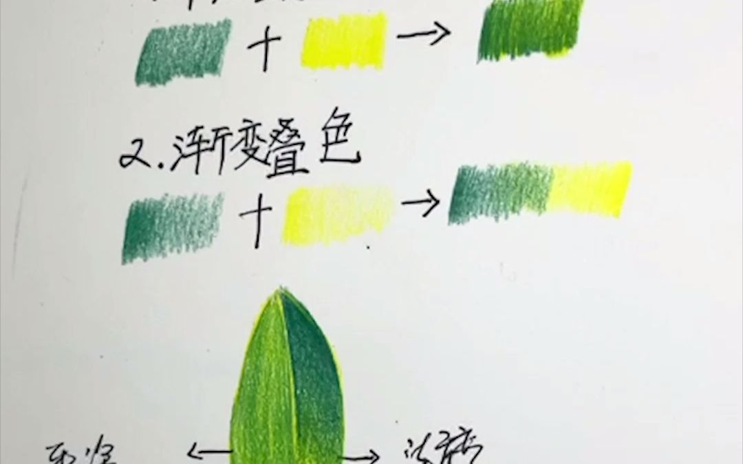 彩铅|:初学者不会叠色?看看B站唯一教你叠色的视频!