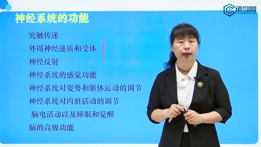承学网2020执业医师生理学神经系统的功能