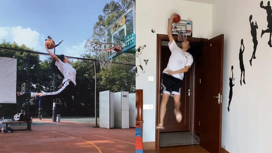 女生喜欢打篮球坚持13年,投篮姿势帅爆全网,男生看后自愧不如