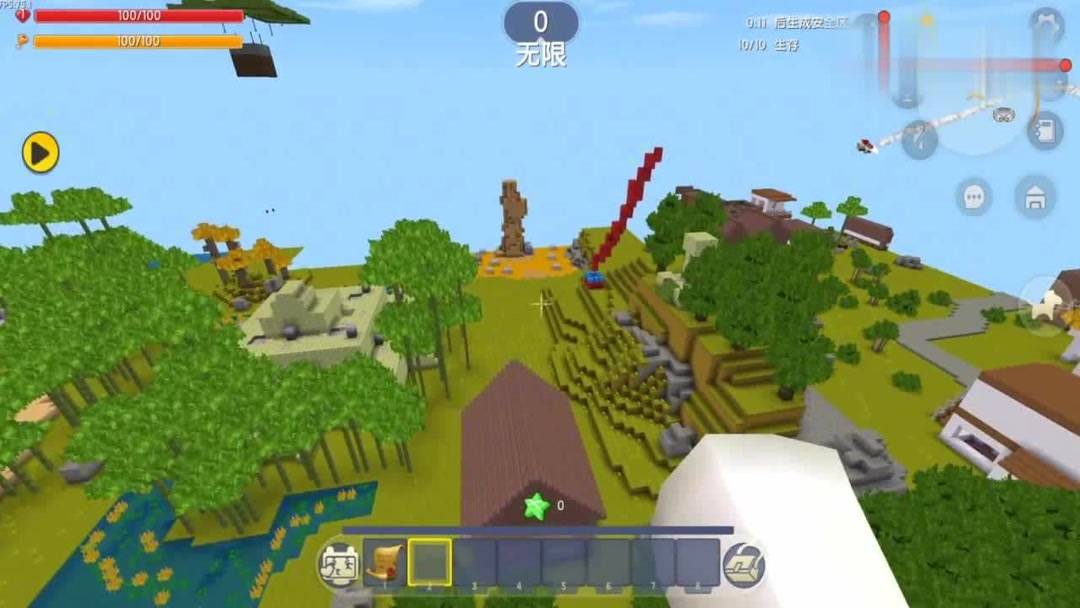 迷你世界:和平精英模式 小伙伴就算是开挂还是赢不了我