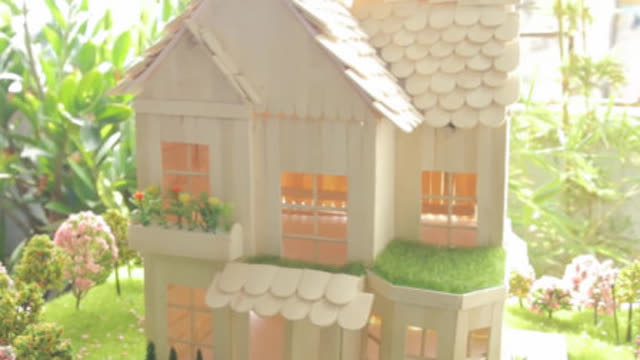 牛人奇思妙想,用一堆冰棍棒做出迷小房子,成品让你眼前一亮!