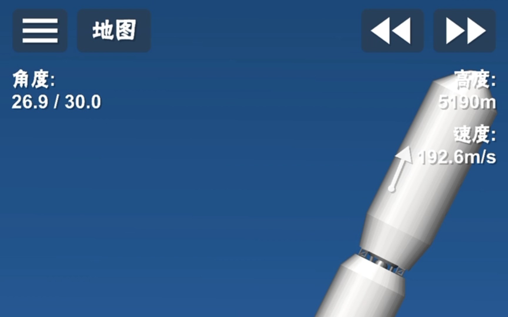 航天模拟器,做的一个一级可回收火箭,这是我投稿的第1个视频,可能...