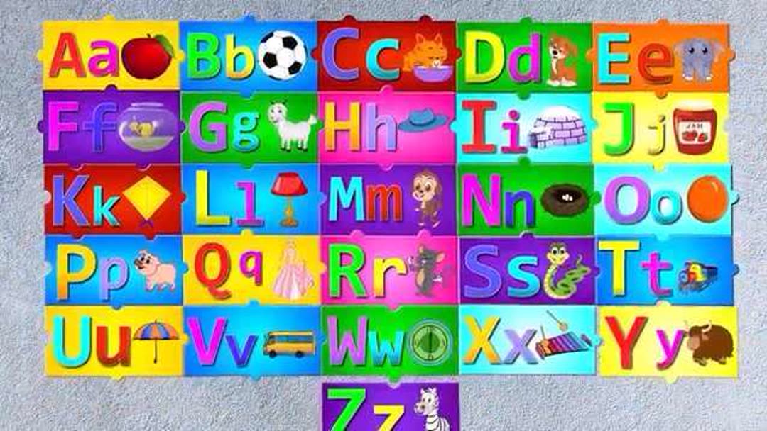 早教儿童拼音歌曲字母童谣 英文字母ABC歌曲