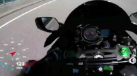 摩托车:川崎H2“爆表”了,表显299km_h,实测320km_h!