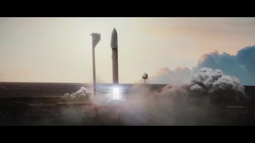 Spacex超炫超酷的太空宣传CG动画