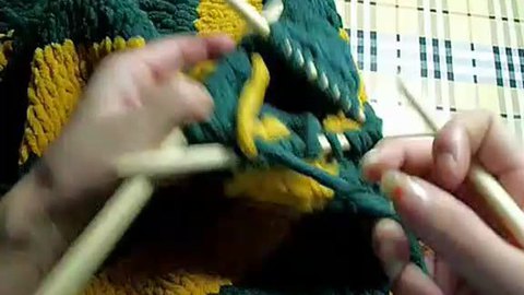 棒针编织教学 森林系大精灵斗篷(下)