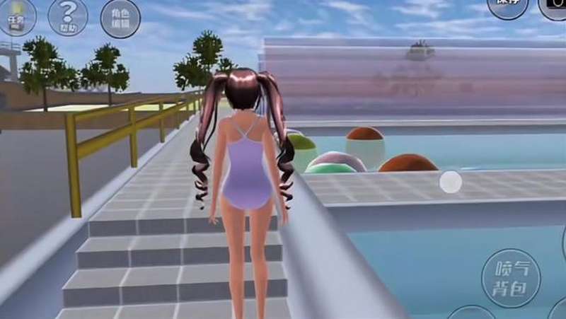 樱花校园模拟器:今天要去樱花水世界玩,赶紧来看看吧